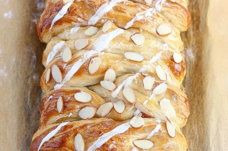Irresistible Buttery Almond Pastry Braid: A Cozy Delight