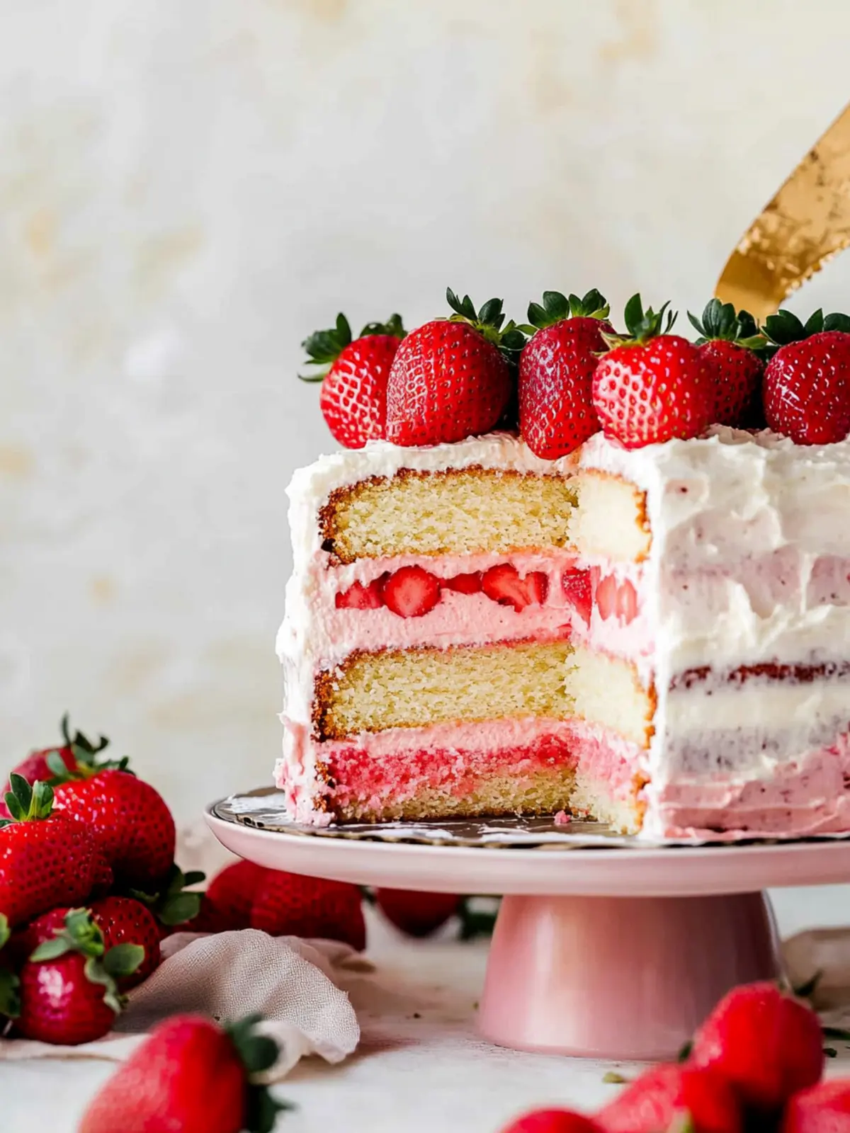 Irresistible Strawberry Vanilla Cake to Elevate Your Baking Game