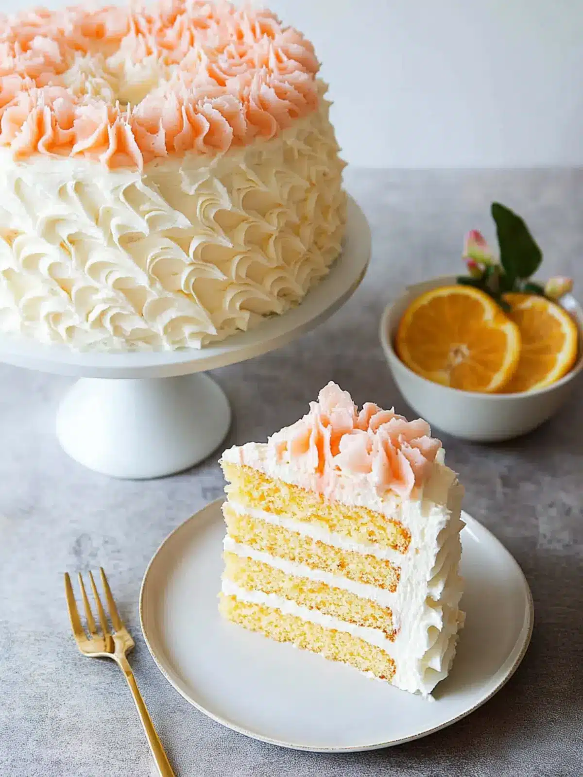 Deliciously Moist Orange Layer Cake for Every Celebration