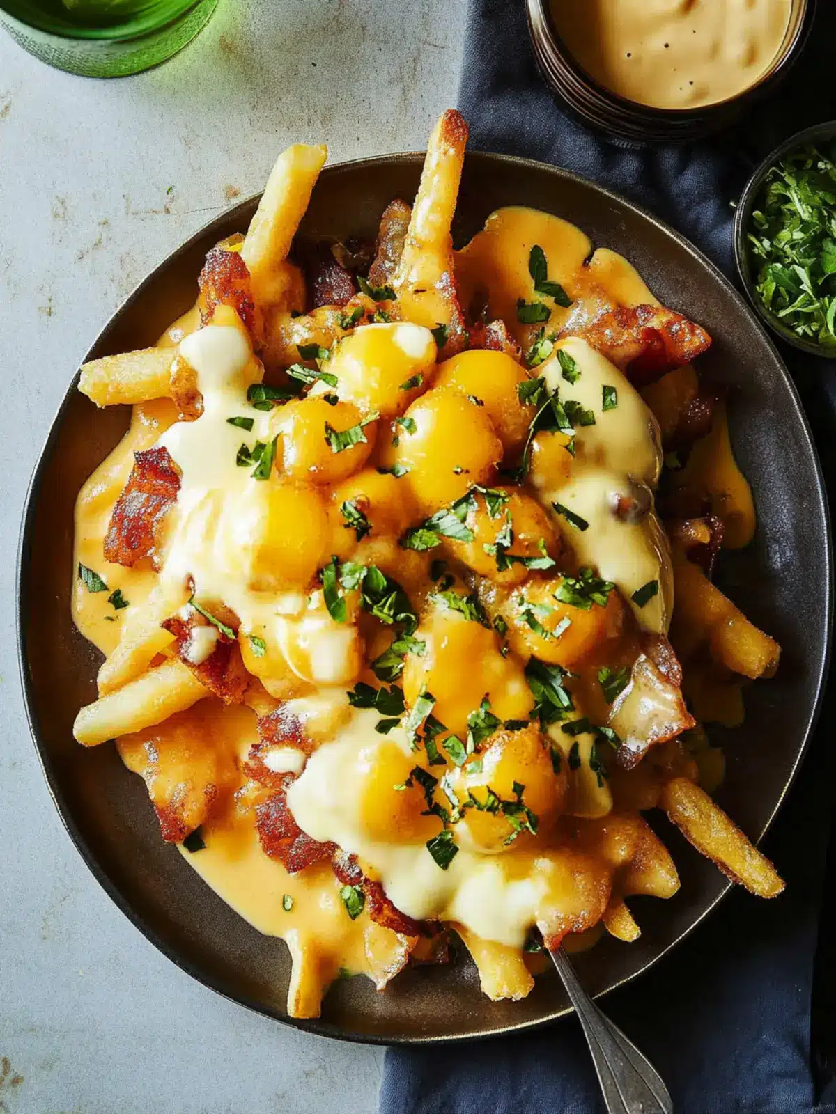 Irresistible Breakfast Poutine with Hollandaise Sauce