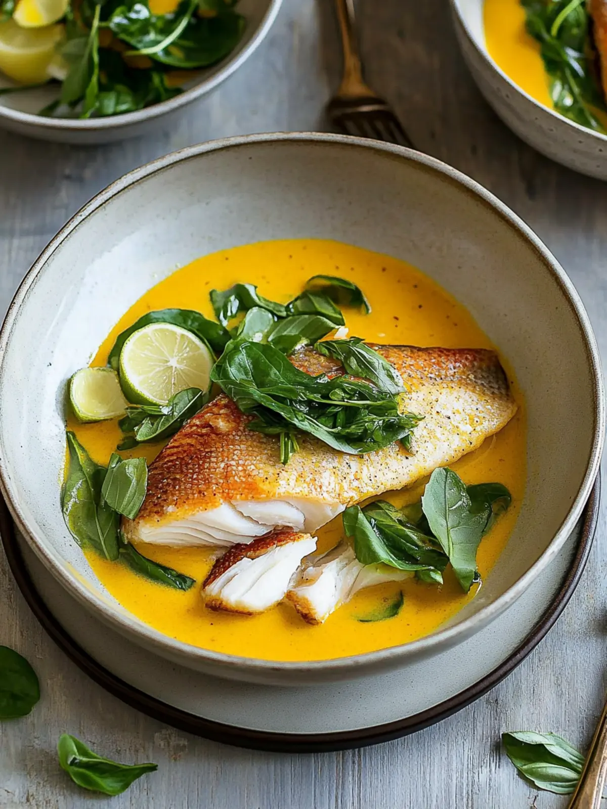 Irresistible Seared Red Snapper with Coconut Curry Sauce