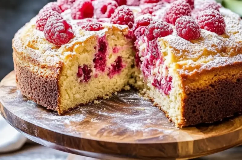 Irresistible Raspberry Ricotta Breakfast Cake: Perfectly Moist