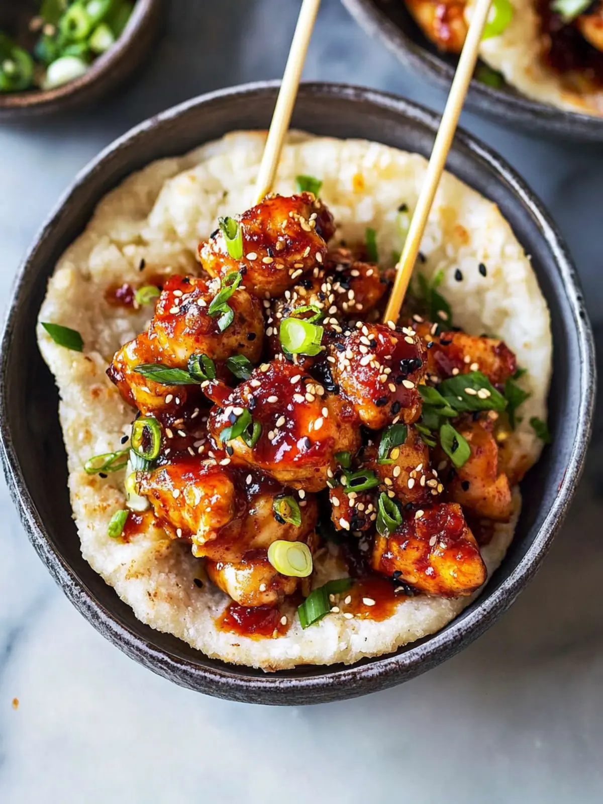 Irresistible Sticky Gochujang Chicken with Crunchy Slaw
