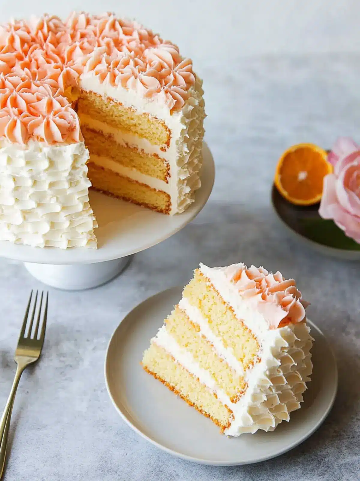 Deliciously Moist Orange Layer Cake for Every Celebration