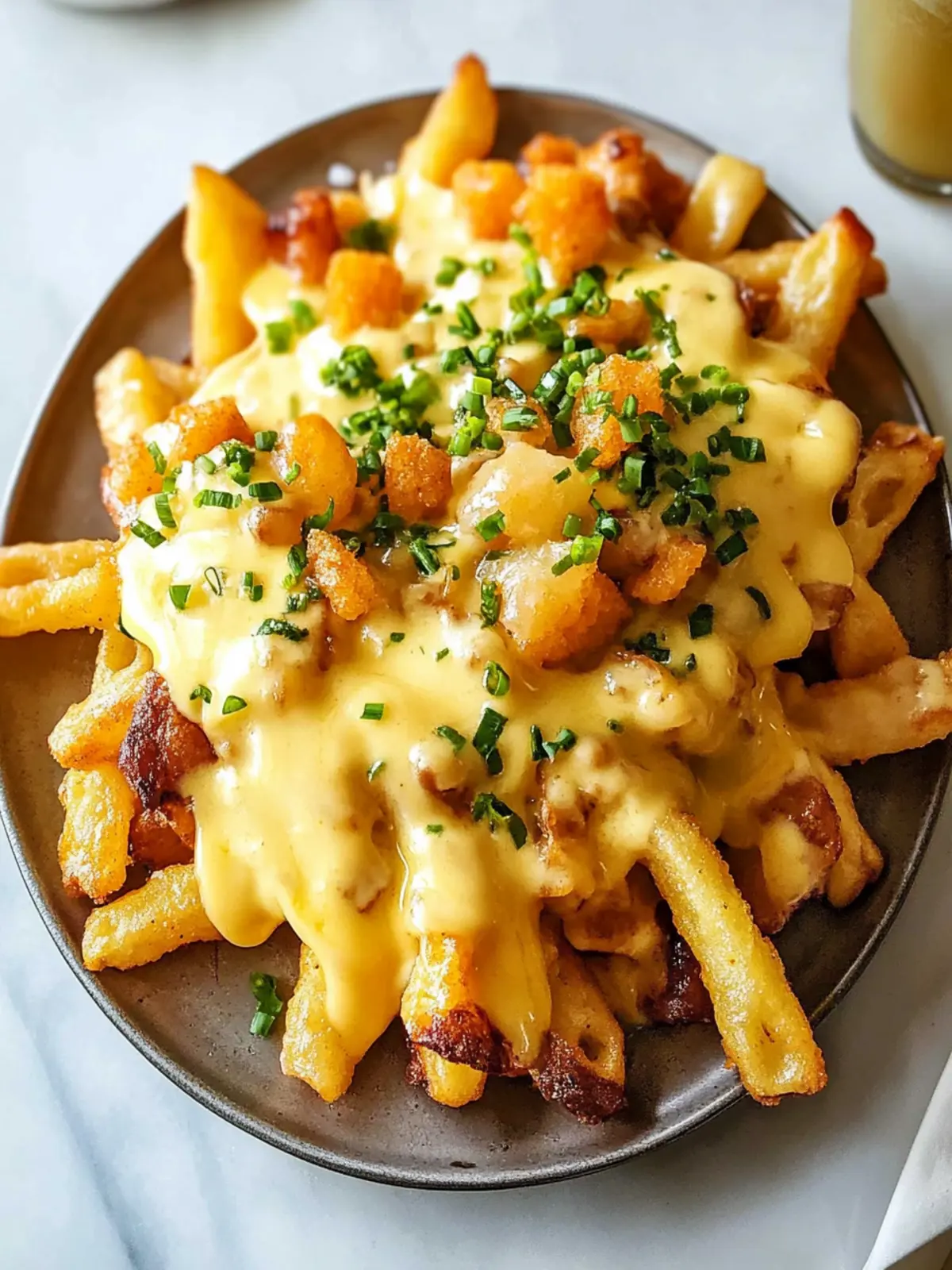 Irresistible Breakfast Poutine with Hollandaise Sauce