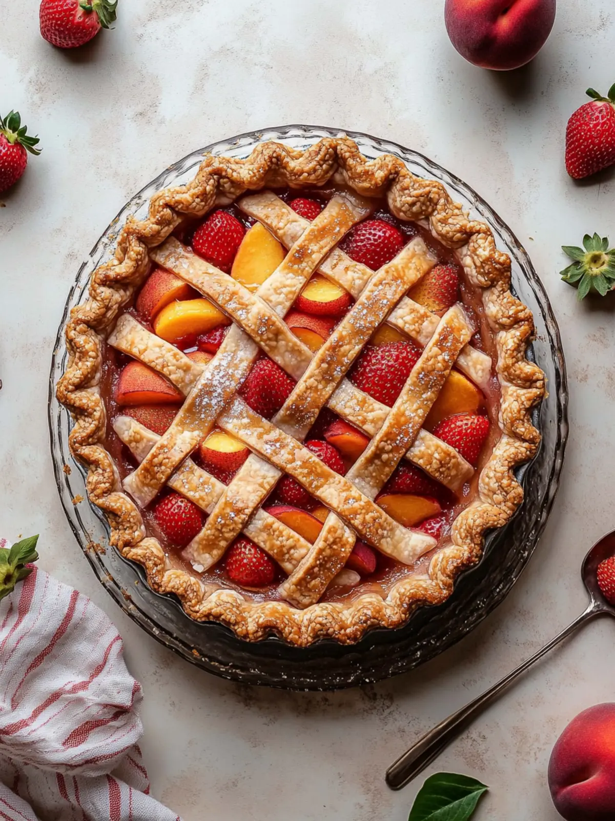 Irresistible Brown Butter Strawberry Peach Pie You Must Try