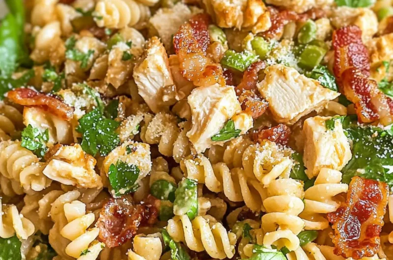 Ultimate Chicken Bacon Ranch Pasta Salad – Irresistibly Delicious