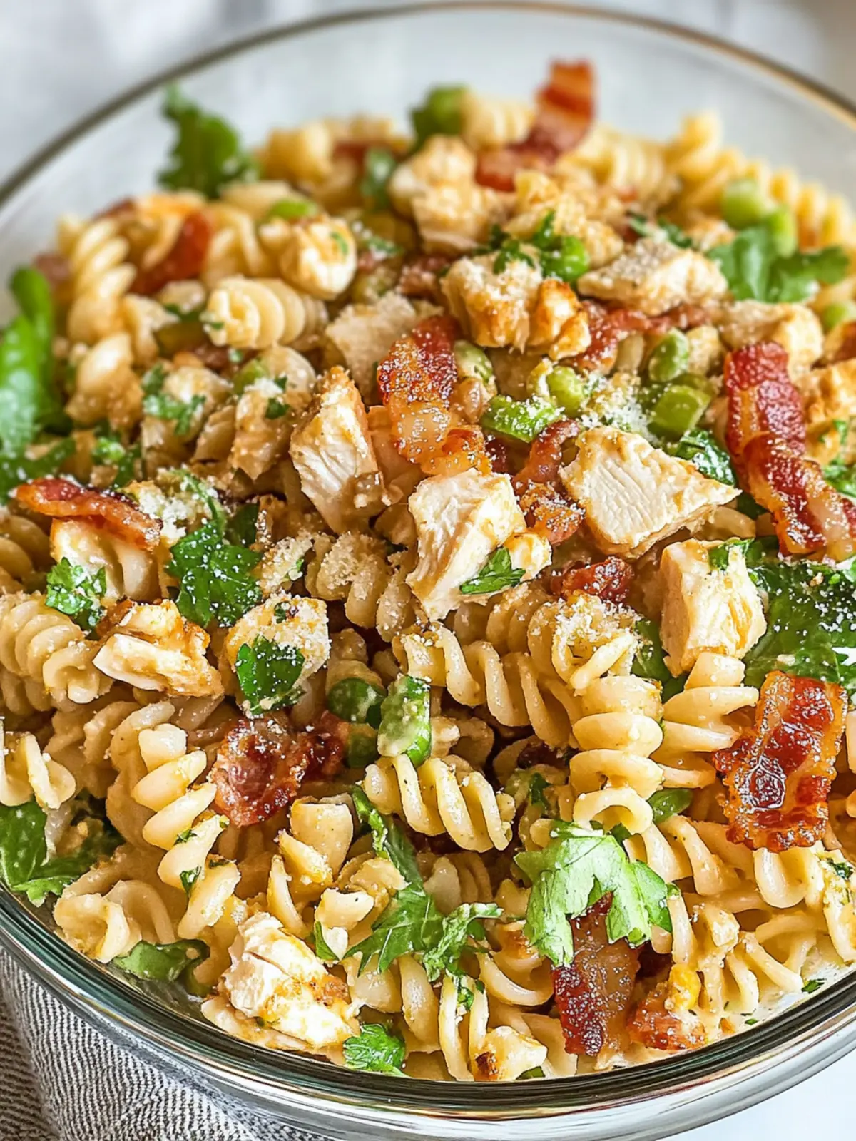 Ultimate Chicken Bacon Ranch Pasta Salad – Irresistibly Delicious