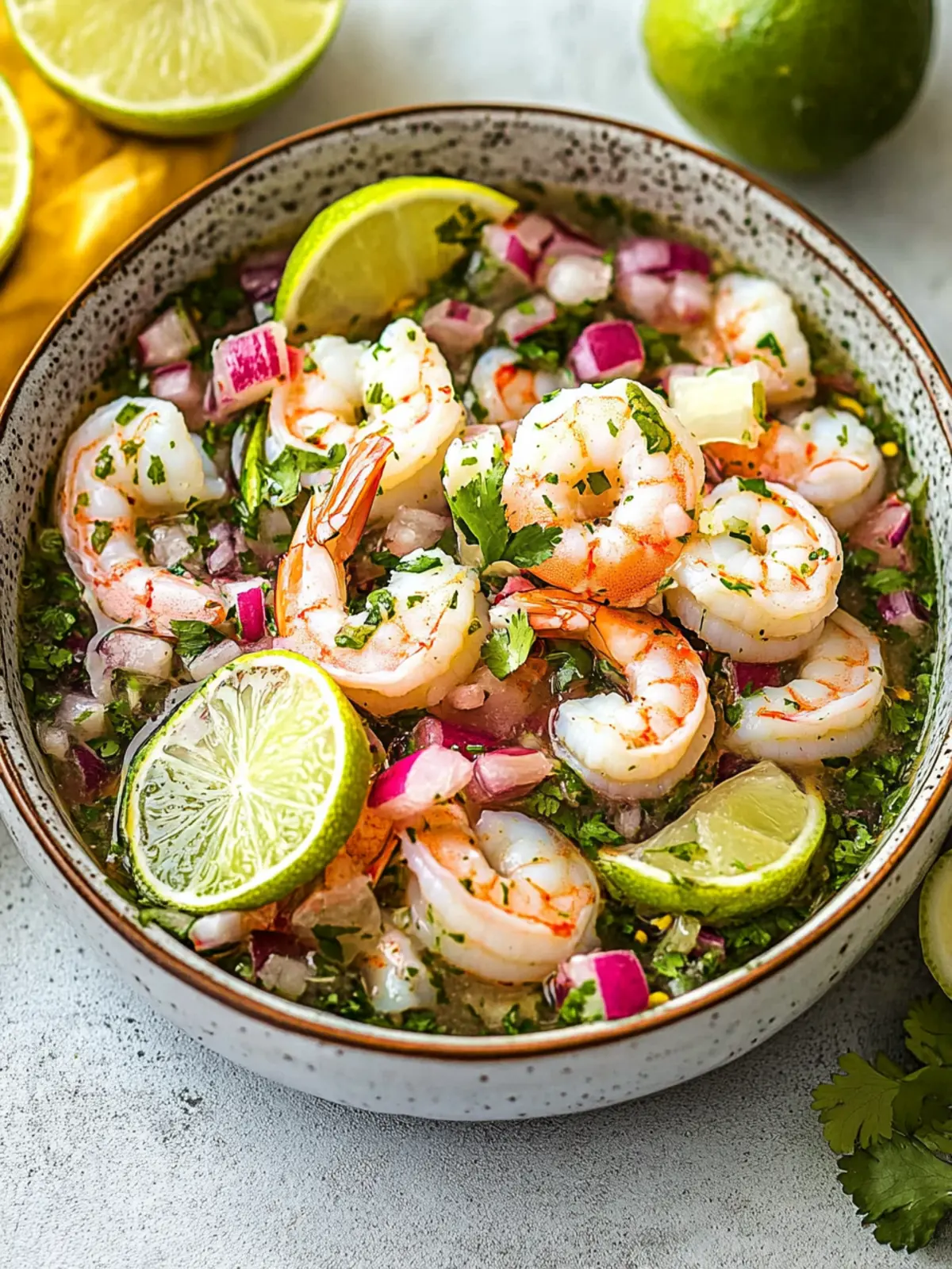 Irresistible Mexican Style Shrimp Ceviche (Aguachile) Recipe