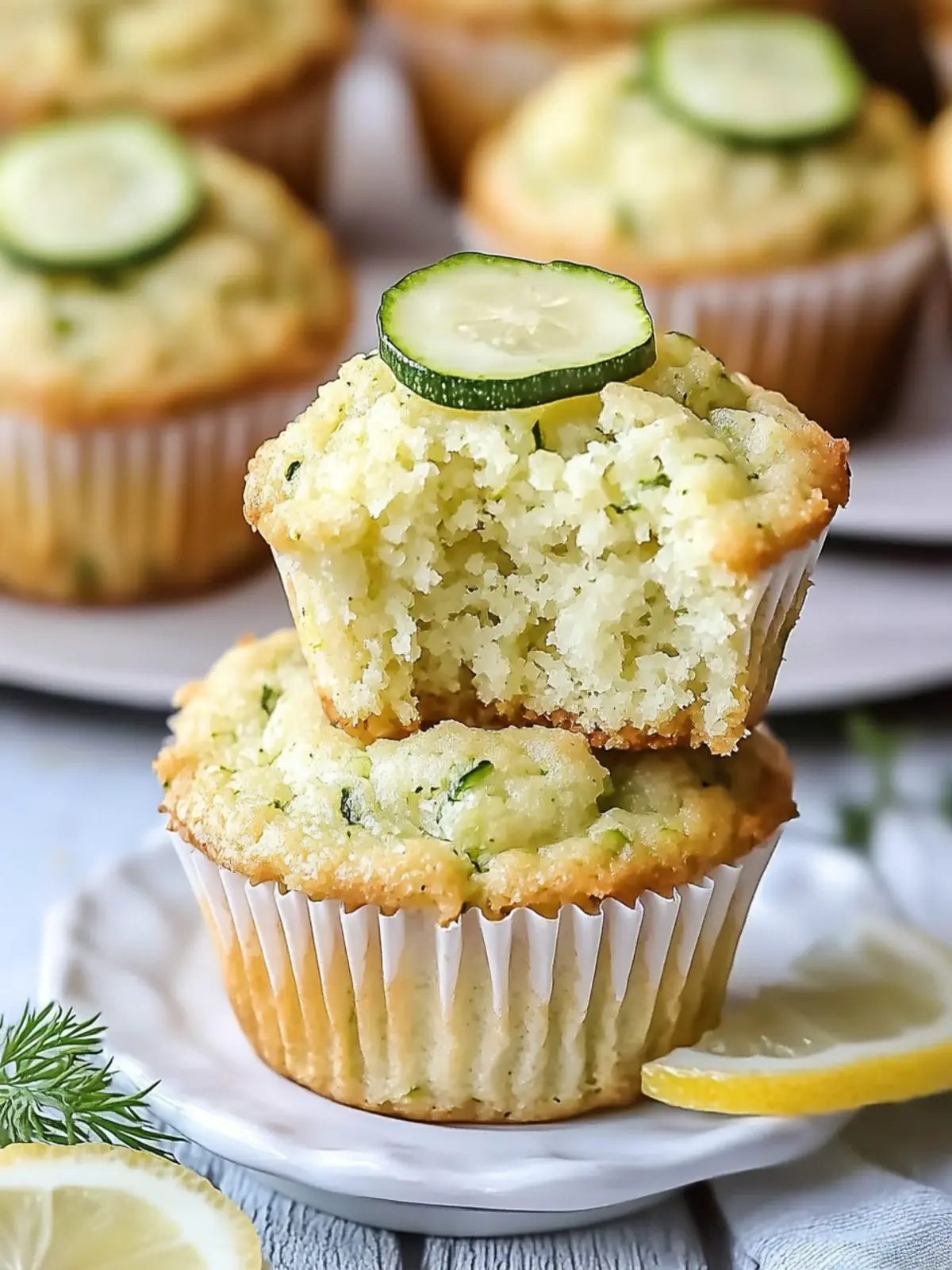 Irresistible Zesty Lemon Zucchini Muffins for Guilt-Free Snacking